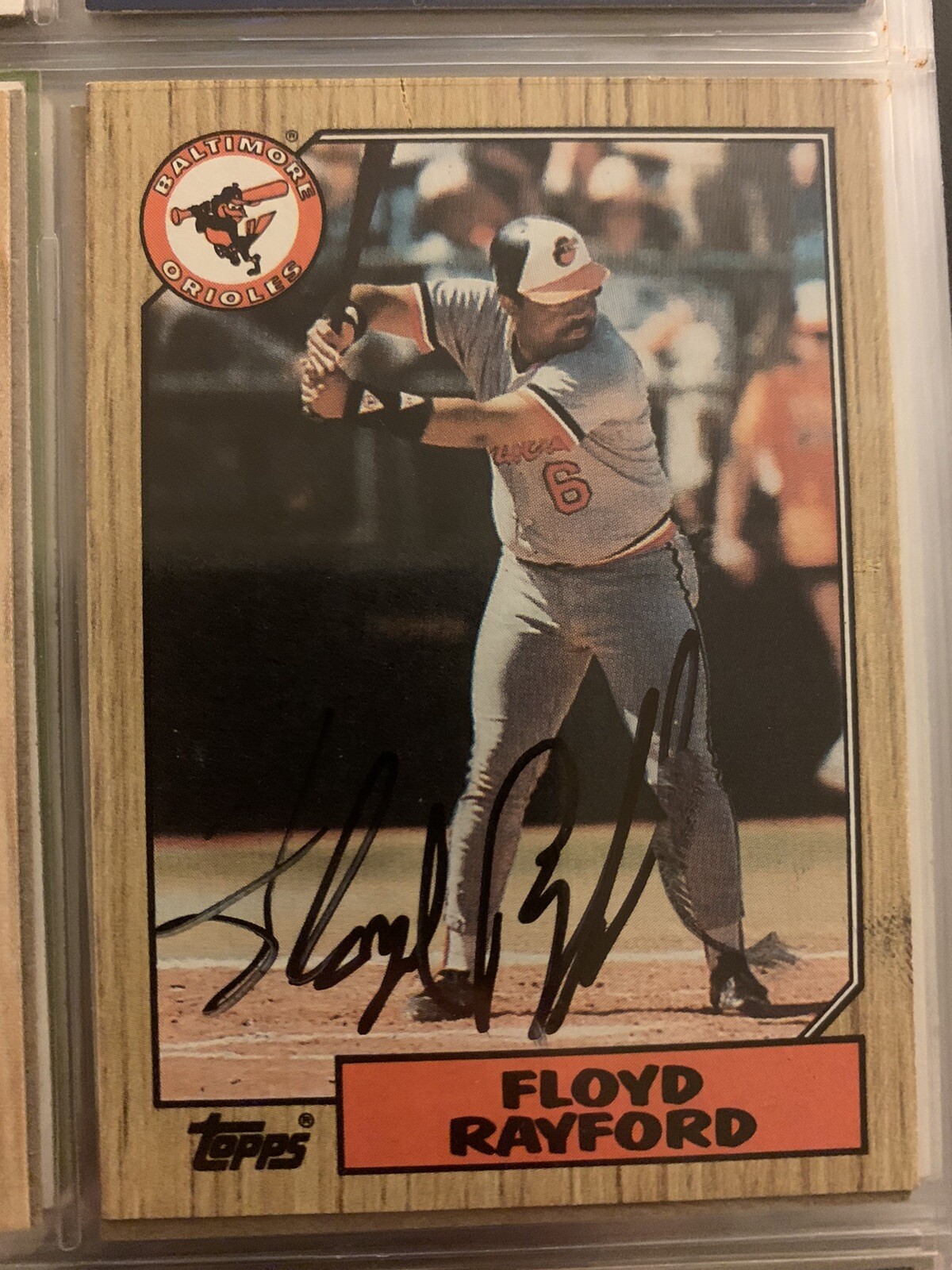 2 Floyd Rayford Topps baseball cards. 1 card autographed | eBay