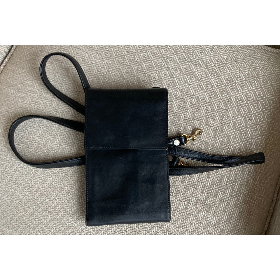 Macro Bag Cowhide Leather Crossbody Wallet W/ Adjustable Strap Magnetic ...