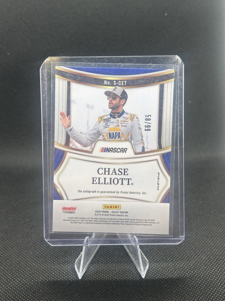 2025 Select Racing Signatures Blue Chase Elliott Auto /99 Color Match ...