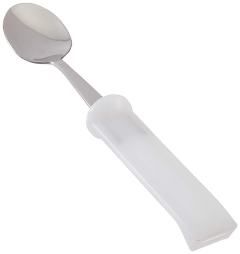 Plastic-Handle Utensil, 7" Youth Spoon with 4" Handle Molded to Improve ...