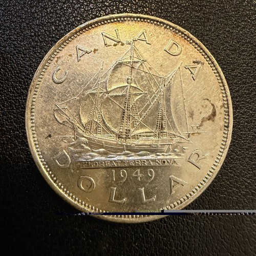 1949 Canada Newfoundland .800 Silver One 1 Dollar Coin - S154 | eBay UK