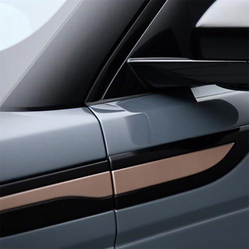 4×Rose Gold ABS Door Side Fender Panel Cover For LR Range Rover Evoque ...