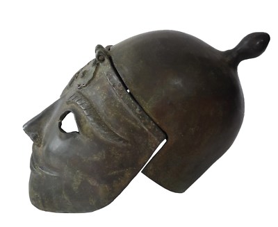 13" Wearable Chinese Ancient Soldier Mask / Bronze Mask Helmet | eBay