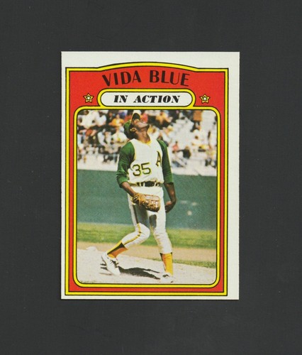 1972 Topps VIDA BLUE In Action #170 ~ Set Break ~~ High Grade! ~ Tough ...