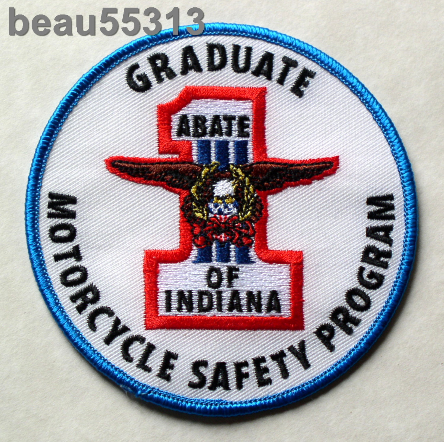 ⭐ABATE of INDIANA "GRADUATE MOTORCYCLE SAFETY PROGRAM" VEST JACKET ...