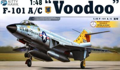 Kitty Hawk 80115 1/48 F-101 A/C Voodoo Model Kit | eBay