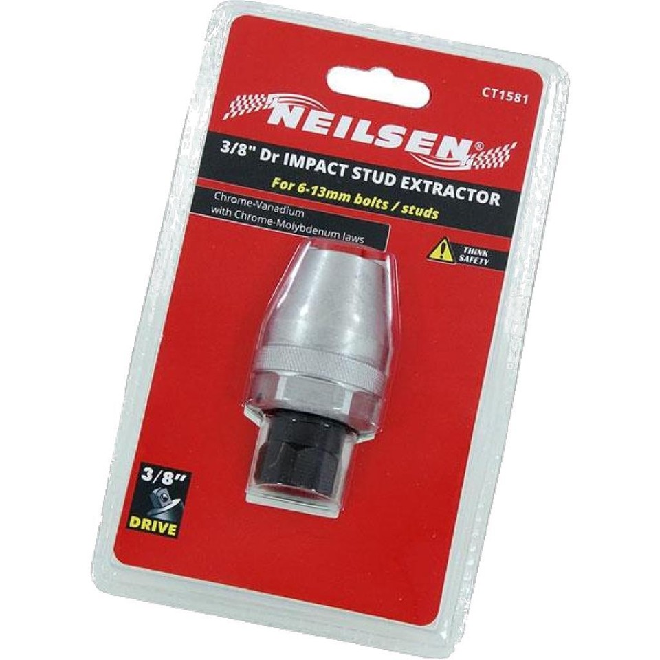 Neilsen Impact Stud Bolt Extractor Removal Tool 3/8" Drive 6mm - 13mm ...