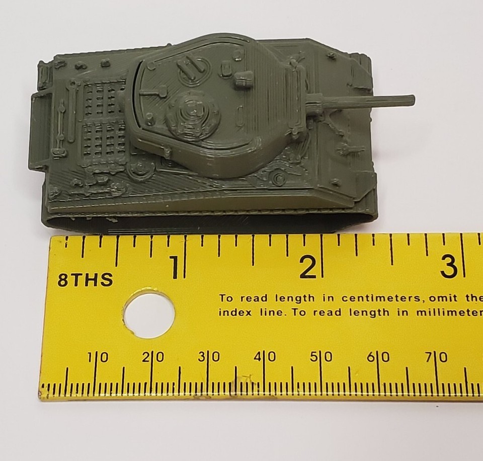 2 Pack - HO Scale - US M4 Sherman tank - Olive Green 1:87 Scale Mini ...