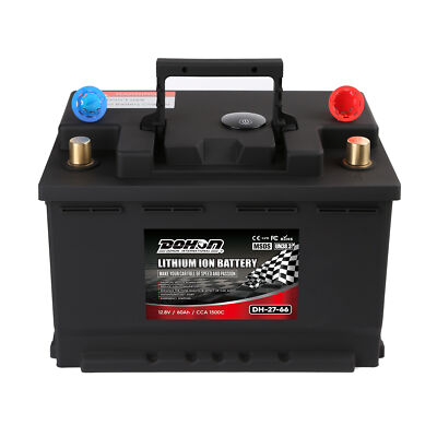 Group 40R Car Truck Lithium ion Battery 60AH 1500CCA High Cranking ...