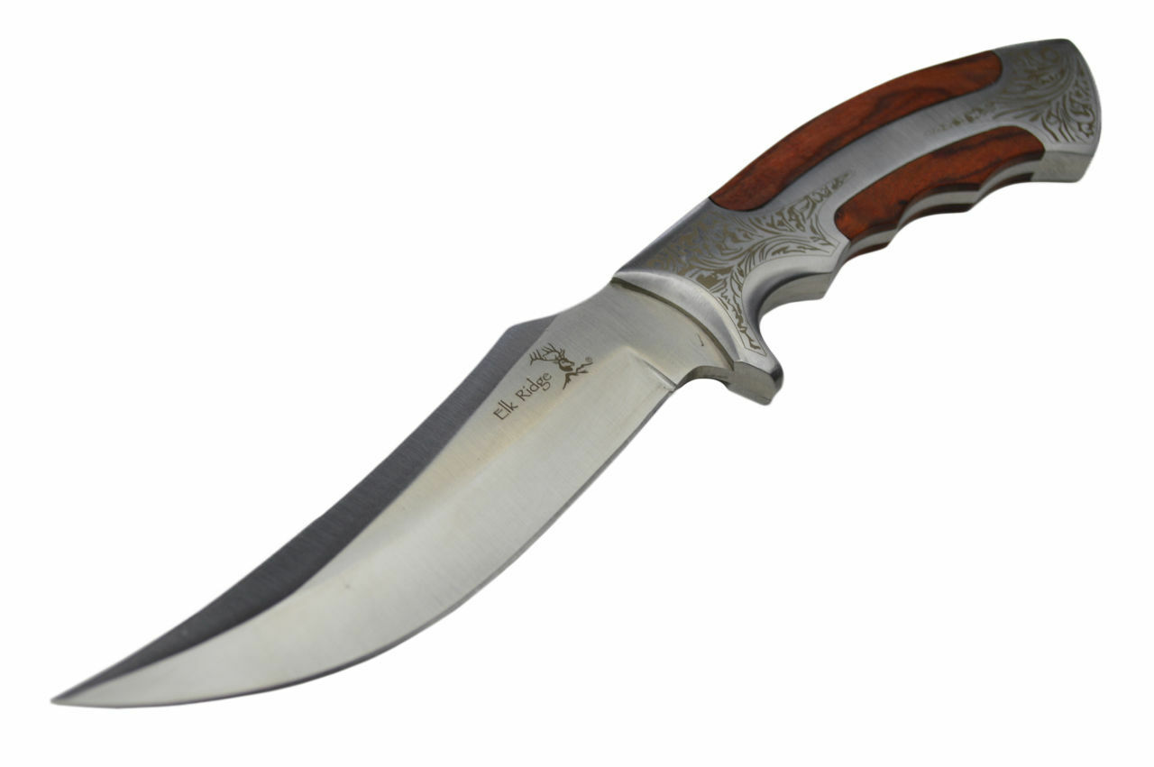10" Ridge Runner Wood Hunting Skinning Survival Fixed Blade Full Tang ...