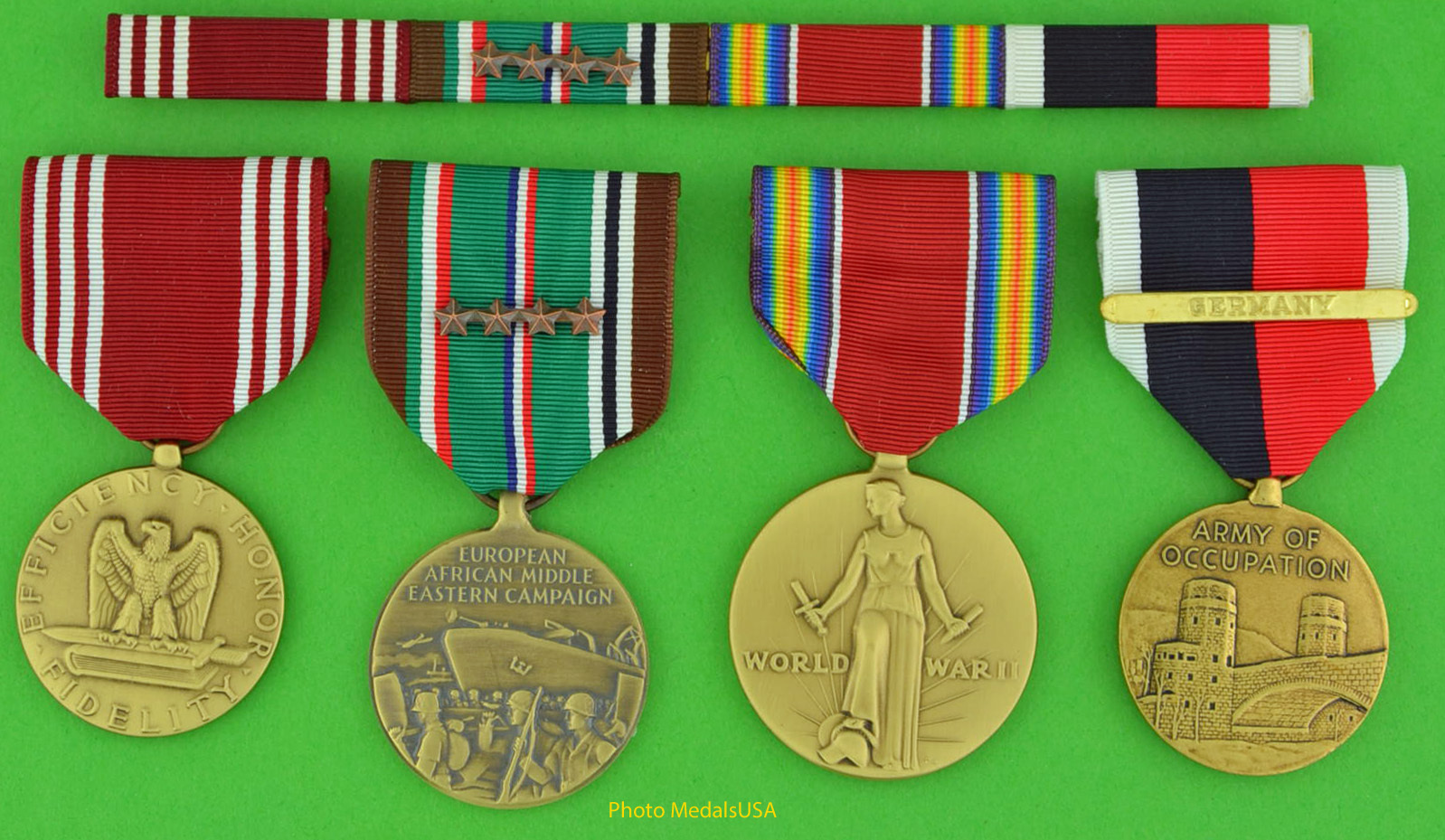 Army WWII European Theater Medals, Ribbons -- Occupation of GERMANY ...