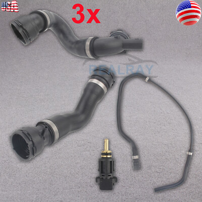 Low&Upper Radiator Coolant Hose set For BMW 328i xDrive 2009 2010 2011 ...