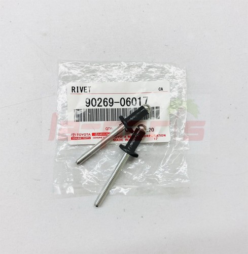 GENUINE FOR TOYOTA FUEL LID GAS DOOR RIVETS 90269-06017 SET OF 2 | eBay