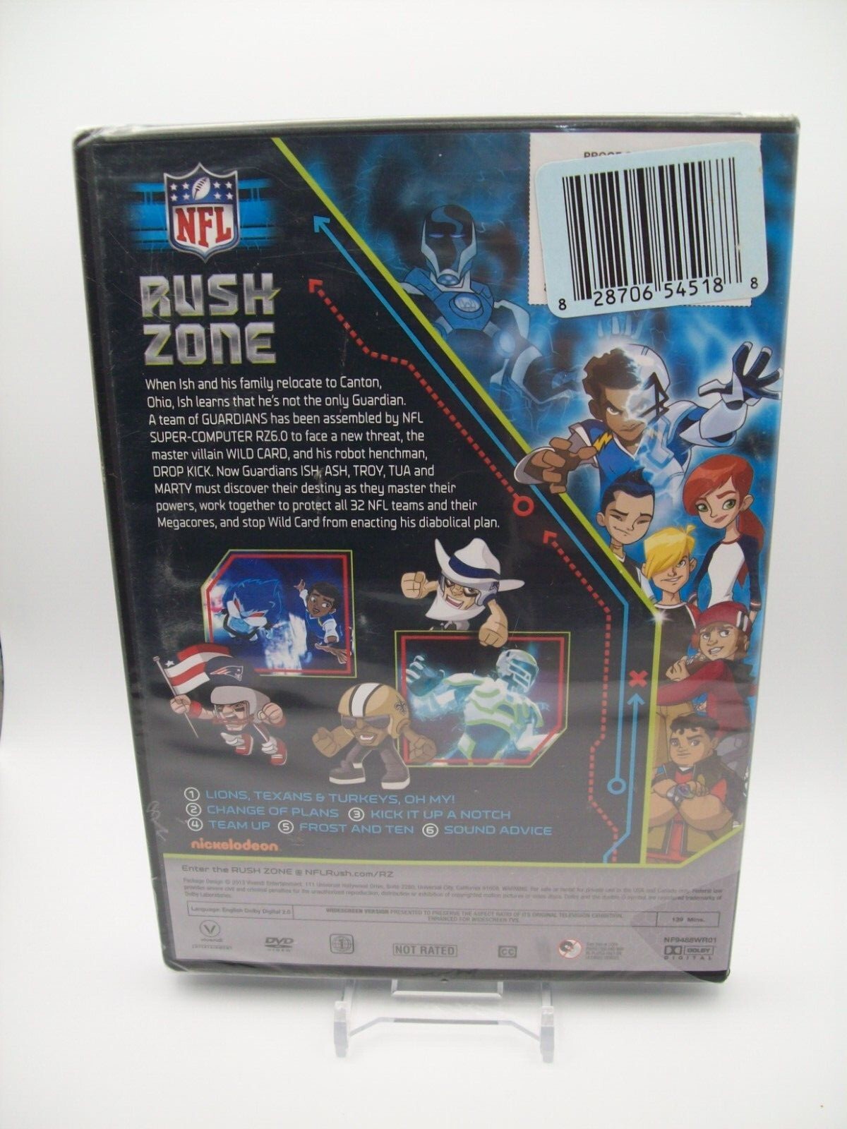 NFL Rush Zone: Season of the Guardians Volume 1 (DVD, 2012) NEW Factory ...