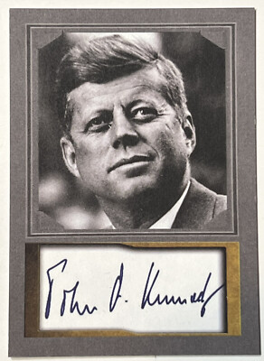 John F. Kennedy JFK 2020 D. Gordon ACEO Sample Card United States ...