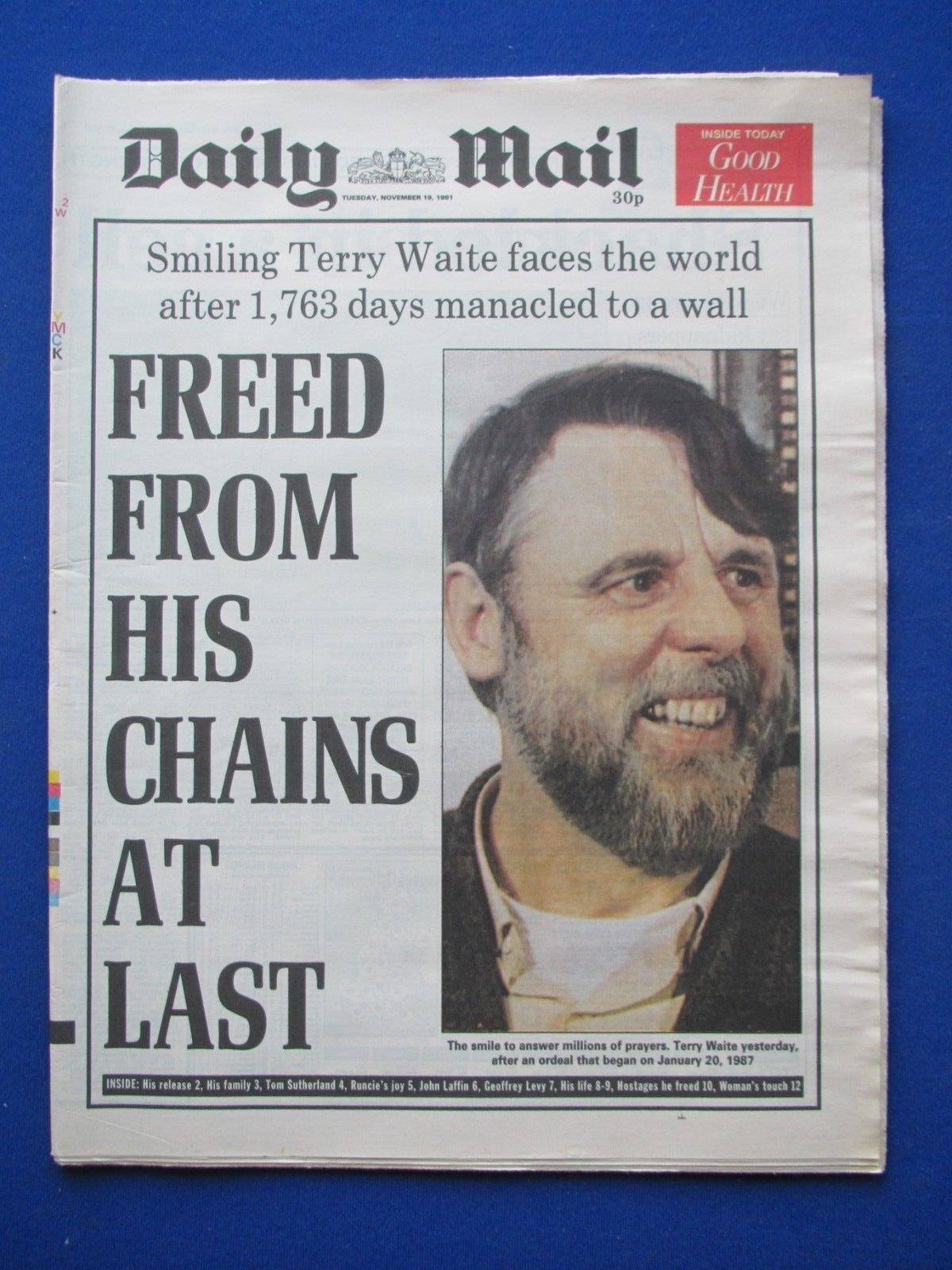 Daily Mail Original Newspaper 70s, 80s, 90s, 2000's - Your Birthday ...