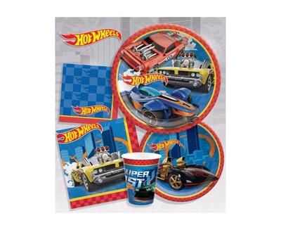 Hot Wheels Birthday Party Supplies Bundle | Hot Wheels Plates | Hot ...