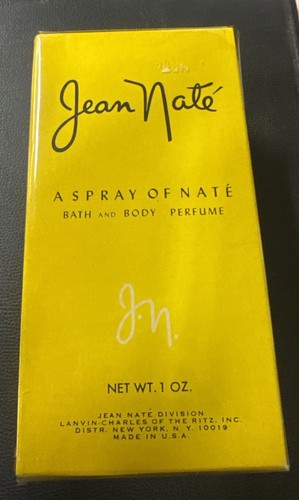 Vintage Jean Nate A Spray of Nate Bath & Body Spray Perfume 1 oz ...
