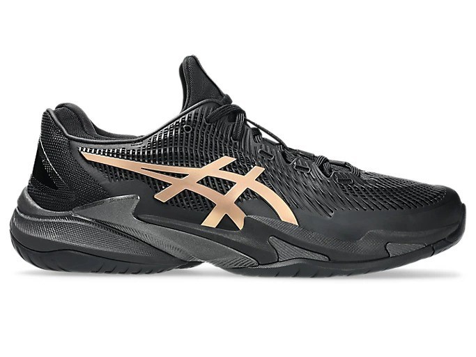 ASICS COURT FF 3 NOVAK NIGHT ENERGY 1041A527 960 Black Prism Gold ...