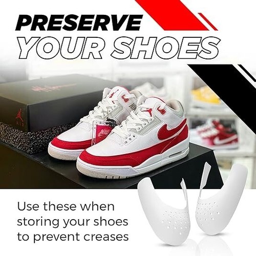 6 Pairs Crease Protectors for Air Force 1, Jordan 1, Dunk Low - Anti ...