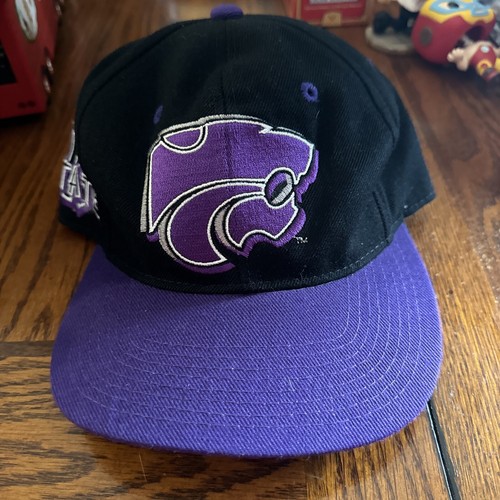 Vintage Kansas State Wildcats Fitted Size 7 1/4 Hat Cap 90s Zephyr NCAA ...