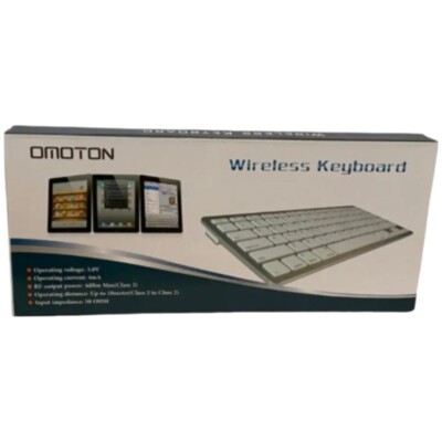 OMOTON Bluetooth Wireless Keyboard For PC Latptop Desktop Apple Mac ...