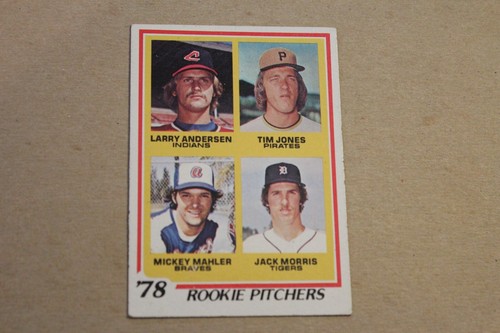 1978 TOPPS JACK MORRIS ROOKIE BASEBALL CARD #703 | eBay