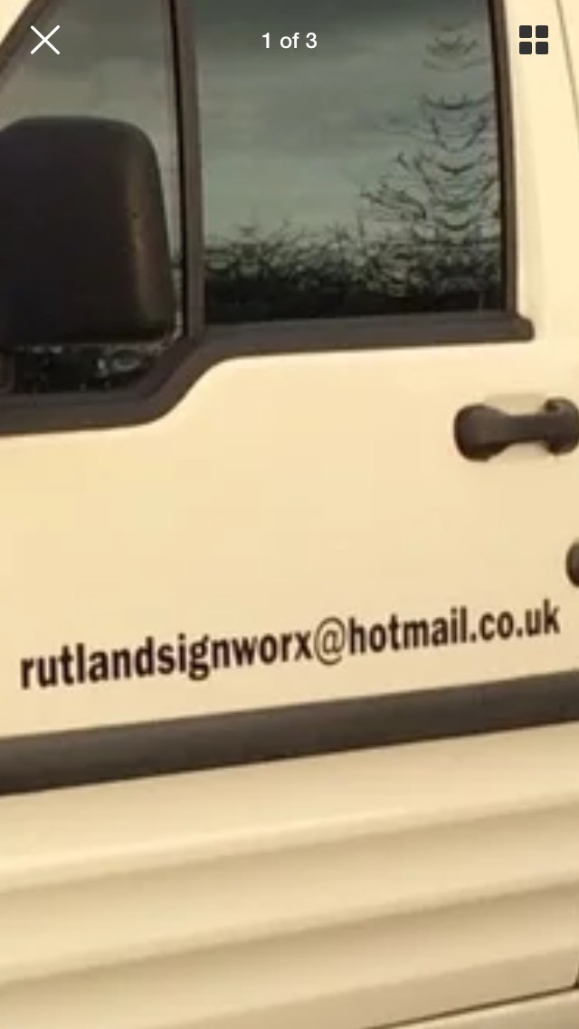 Van Taxi Vinyl Shop Signs Glass Lettering Window Vehicle Graphics ...