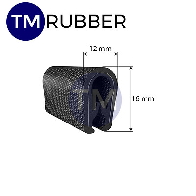 Pinchweld Edge Protector Rubber Seal Trim PW002 12MM X 16MM sold per ...