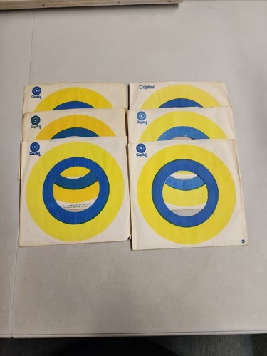 45 RPM 7" RECORD SLEEVES CO. SLEEVE 6 PACK SEE PHOTOS - Capitol (SLV70 ...
