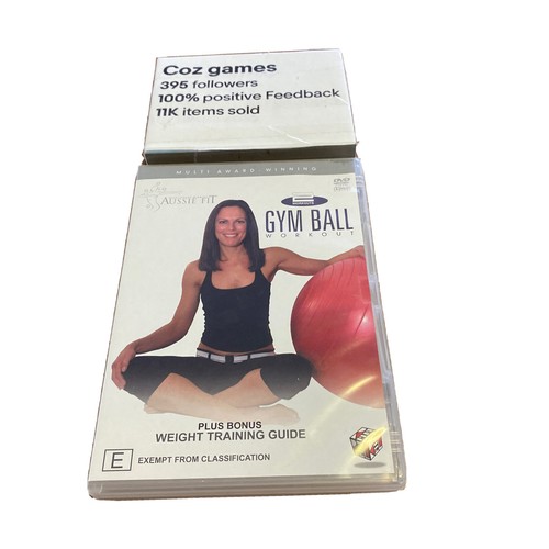 Aussie Fit Gym Ball Workout Plus Weight Training Guide Dvd Australian ...