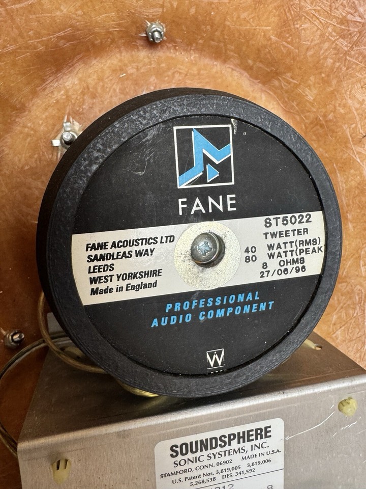 Vintage Soundsphere Q-12 Omnidirectional Speaker 300W 8 Ohm Fane ...