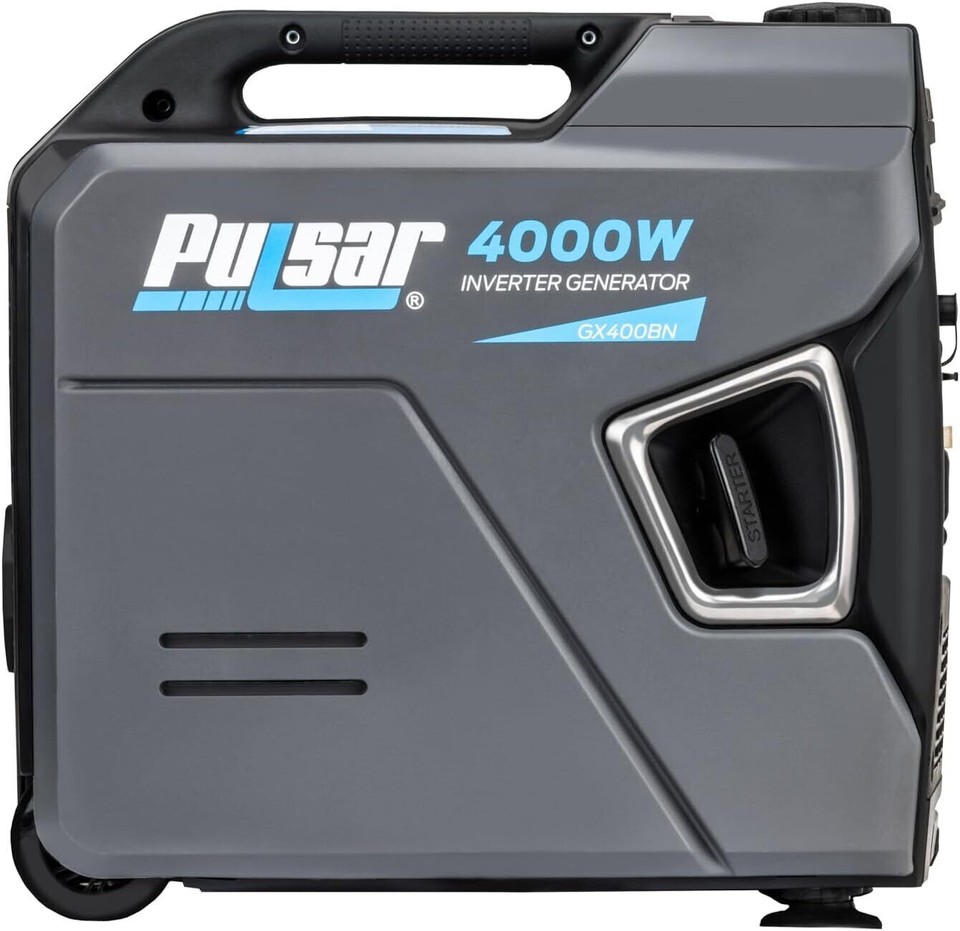 Pulsar GX400BN Dual Fuel Gas Propane 4000 Watt Inverter Generator with ...