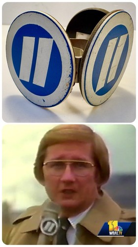 Rare WBAL TV News Reporter Mic Flag Channel 11 Baltimore Maryland ...