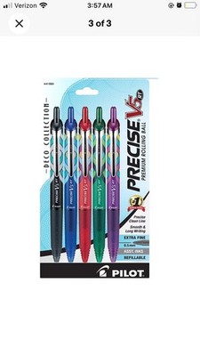 Pilot~Precise V5 Pens~Deco Collection~Assorted 5/Pk Pens~#V5RP5002 Item ...