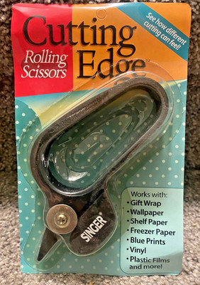 Singer Cutting Edge Rolling Scissors Vintage New In Package | eBay