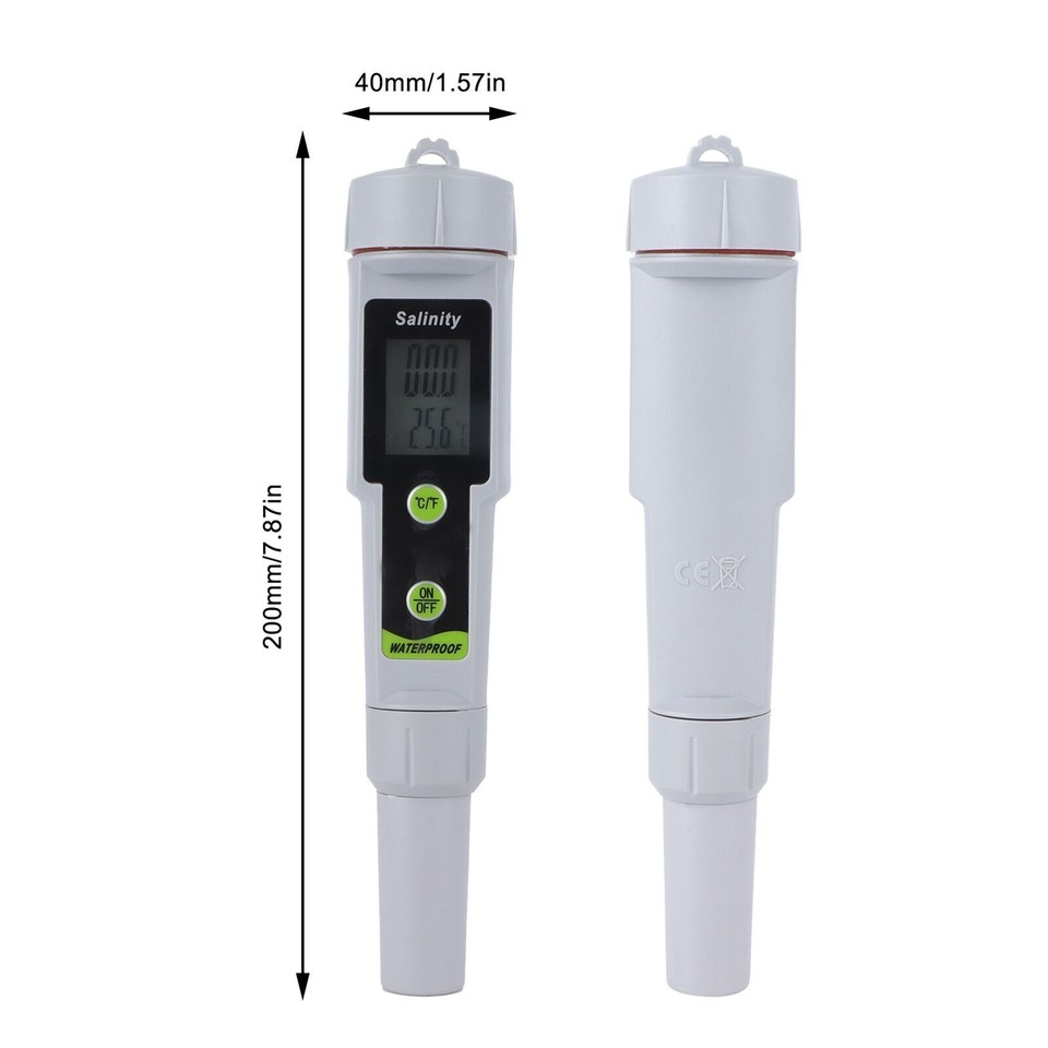 Digital Pen-Type Salinity Meter Salinity Tester For Salt Water Swimming ...