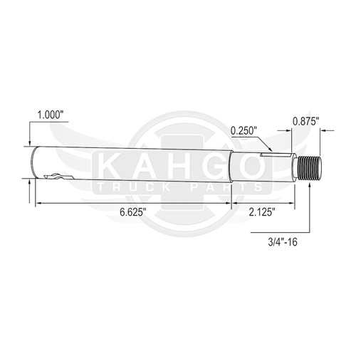 Peterbilt 387 Model Clutch Release Shaft, 9.625" KG19133 06-01093 | eBay