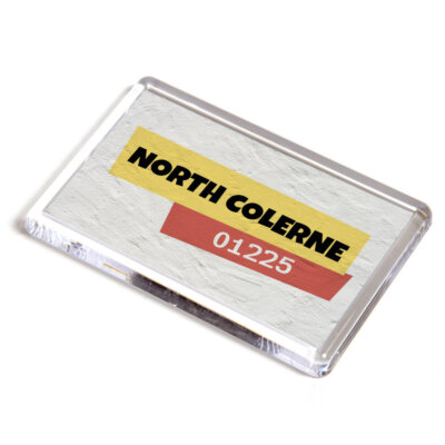 FRIDGE MAGNET - North Colerne 01225 - UK STD Telephone Dialling Code ...