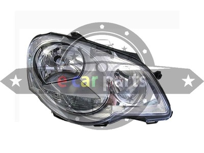 VOLKSWAGEN POLO 9N HEAD LIGHT RIGHT HAND SIDE 11/2005 - 2/2010 | eBay