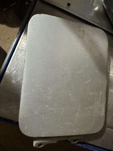 85-89 TOYOTA MR2 OEM SILVER FUEL TANK GAS DOOR | eBay