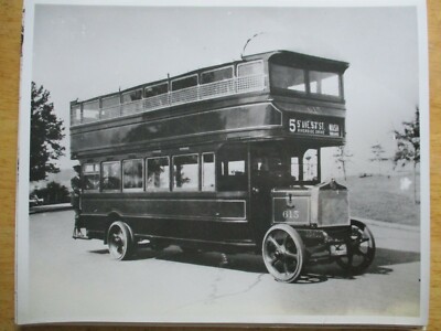 1915 Omnibus Fifth Avenue Coach Company Bus New York City NYC OLD Photo ...
