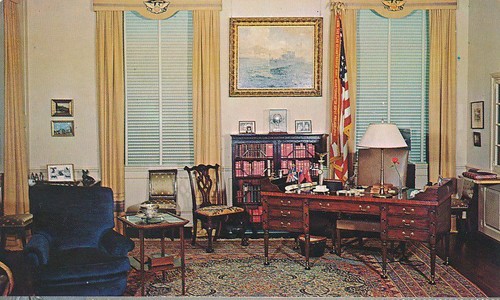 Roosevelt FDR Library and Museum - Hyde Park NY, New York - The Study ...