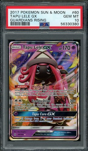 2017 Pokemon SM Guardians Rising #60 Tapu Lele GX PSA 10 GEM MINT | eBay