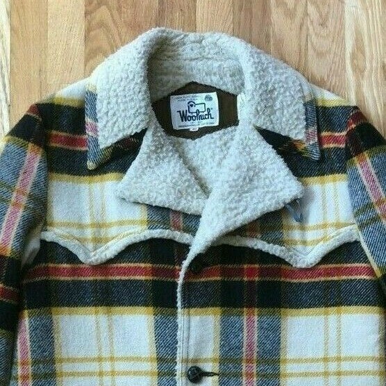 Vintage 1960s Woolrich Wool Coat with Lambs Wool Lining Size 40 | eBay