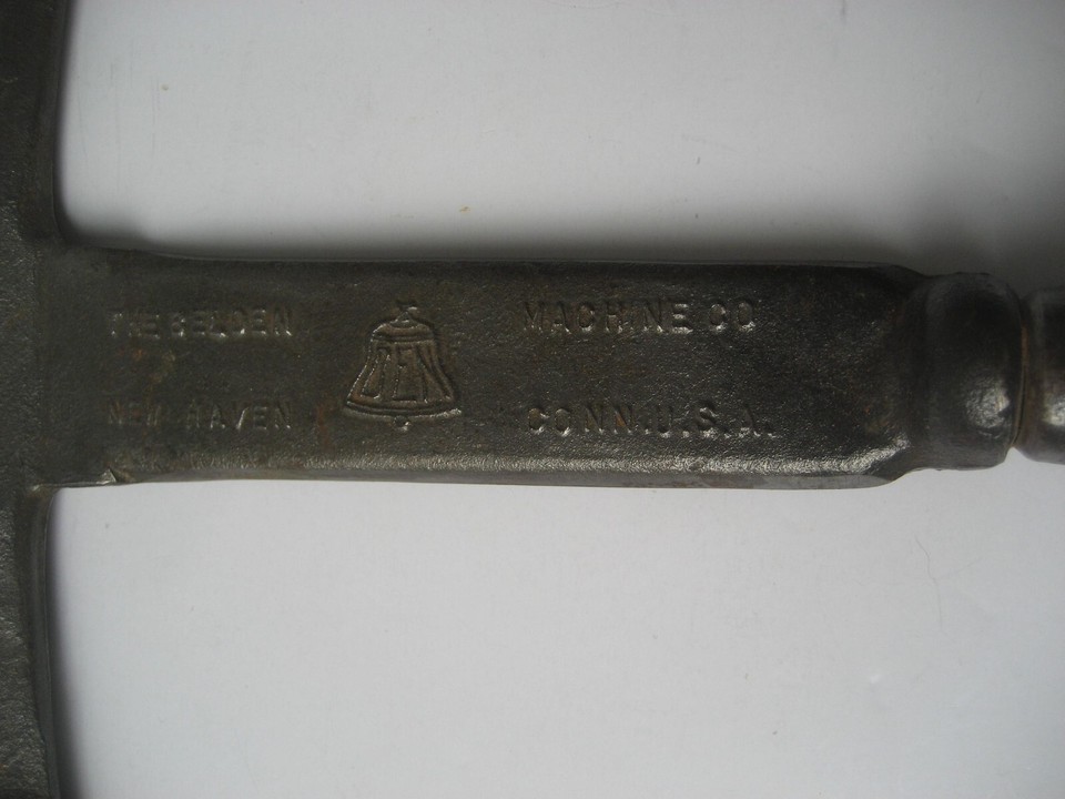 Vintage The Belden Machine Co Embossed Slate Hammer, Stacked Leather ...