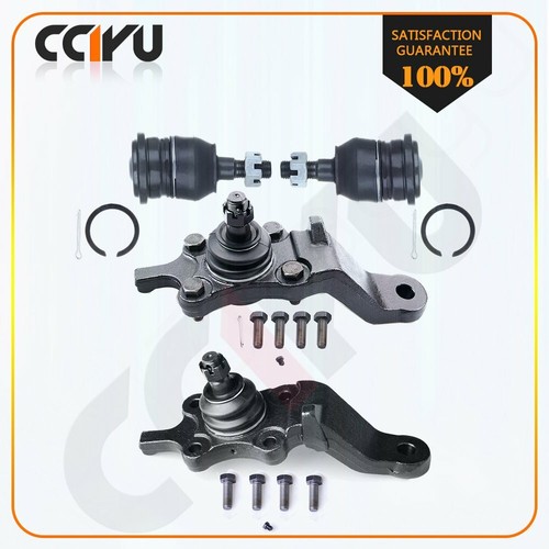 4 Suspension & Steering Parts Upper & Lower Ball Joint for 96-02 Toyota ...