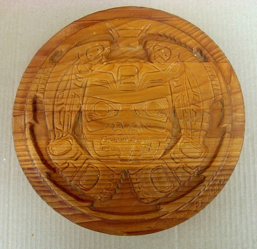 Hand Carved Round Aztec Wooden 10" Box - Artist Signed | eBay