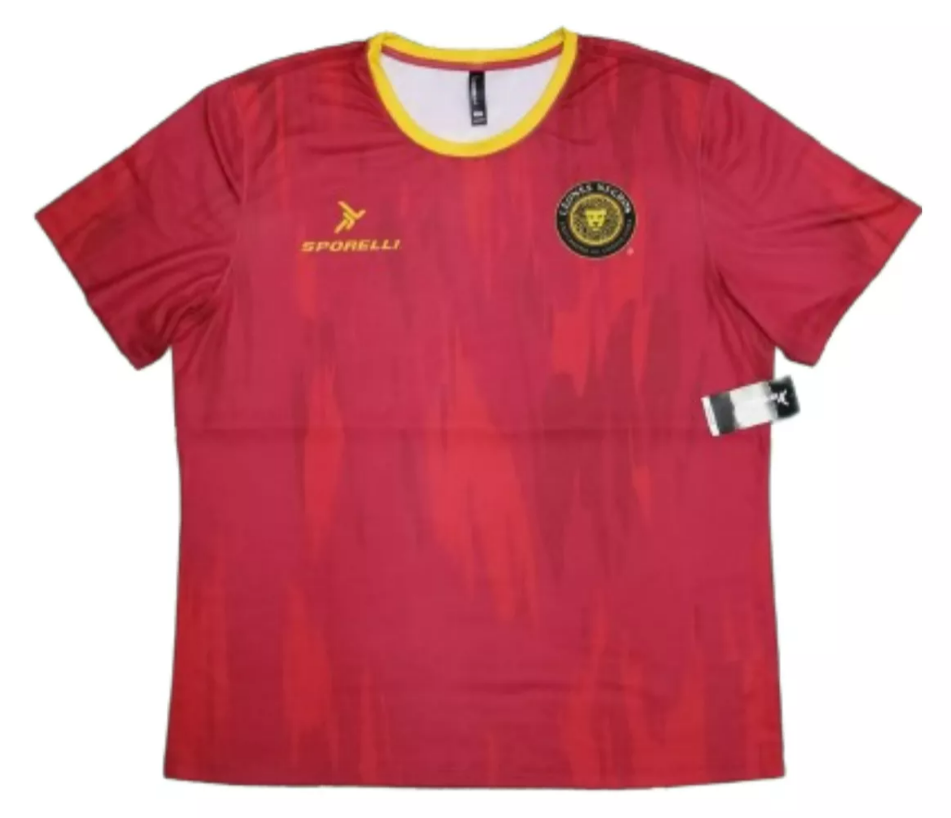 Leones negros UDG training short sleeves red sporelli | eBay