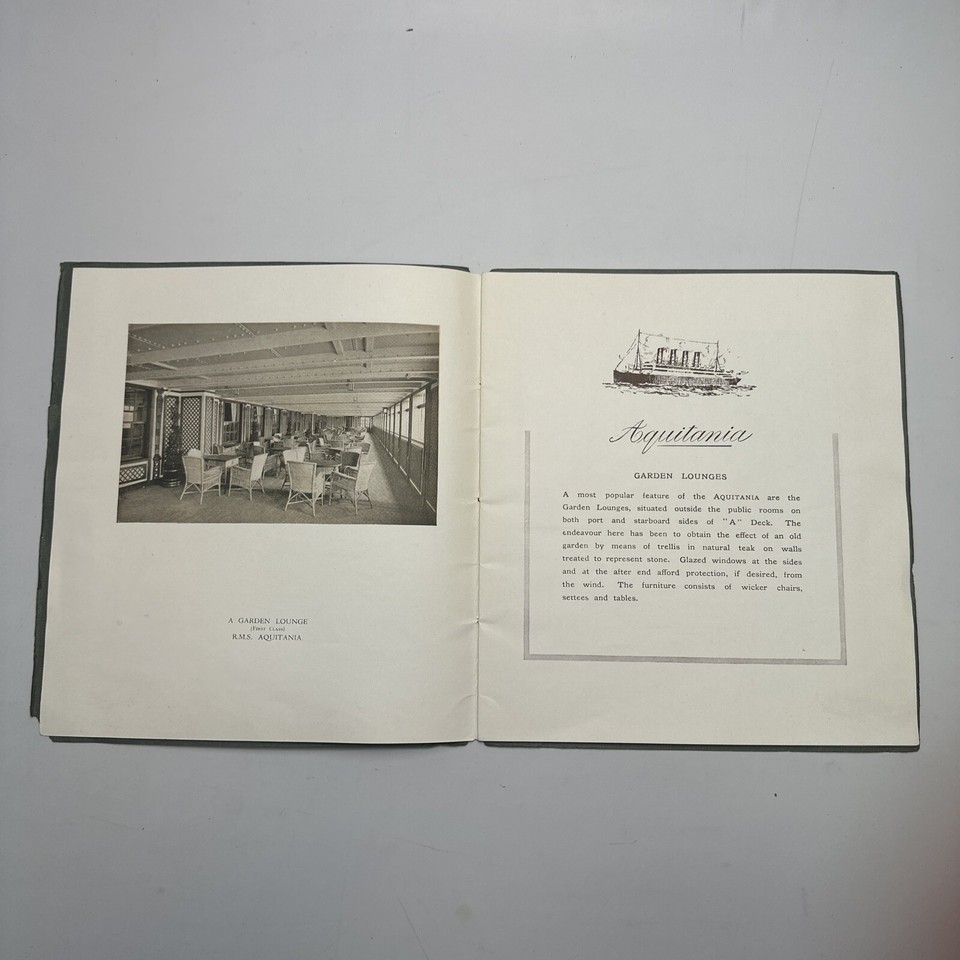 Aquitania Book “ The World’s Wonder Ship.” | eBay